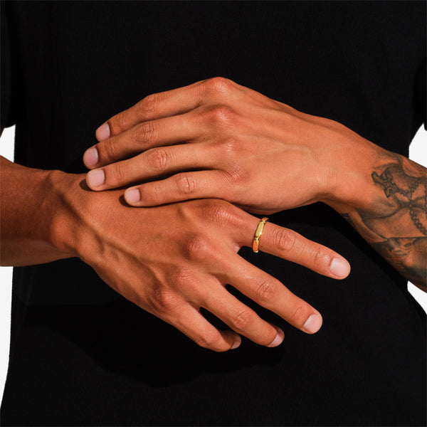 Umi Band Ring Slim Gold – Above The Clouds