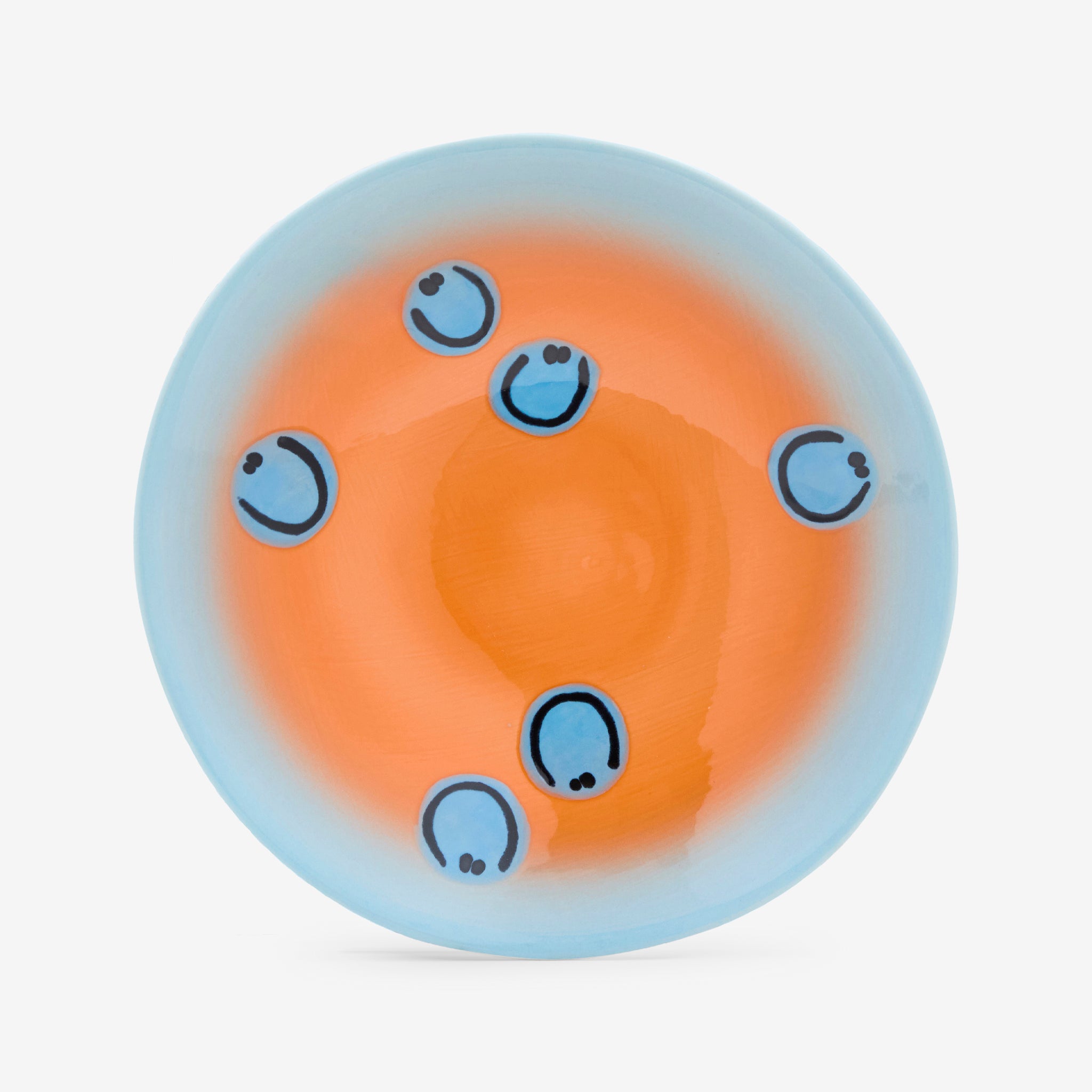 Yoga Dish Water Orange Gradient Smile – Above The Clouds