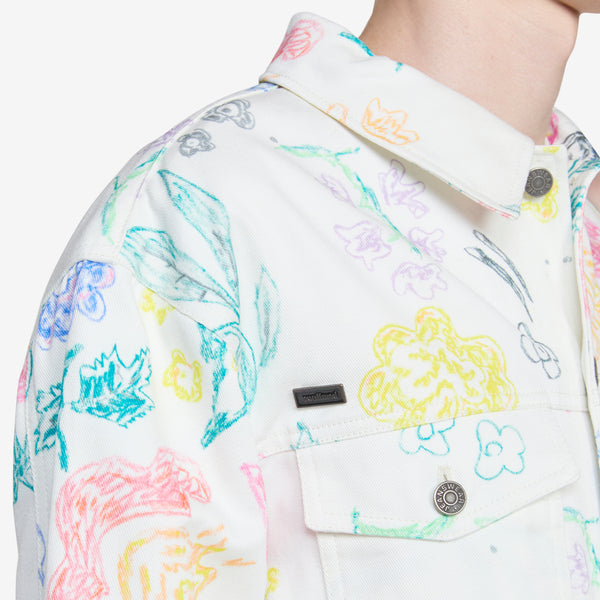 Declan Jacket White – Above The Clouds