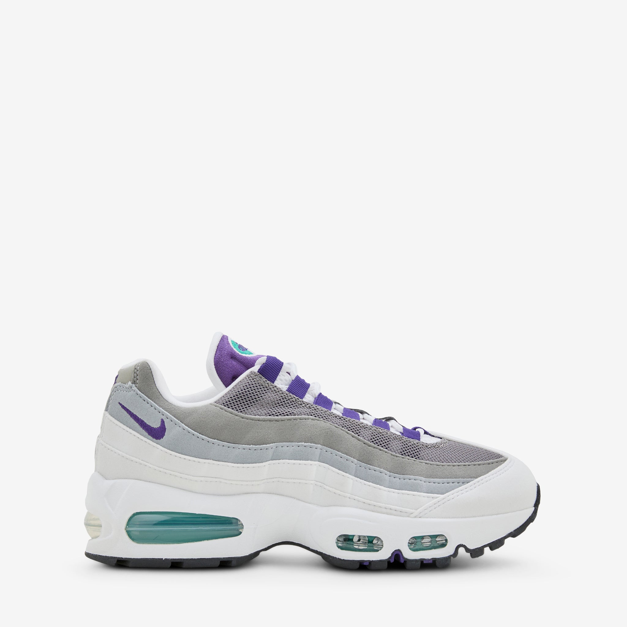 Women's Air Max 95 OG White | Court Purple | Emerald Green – Above The ...