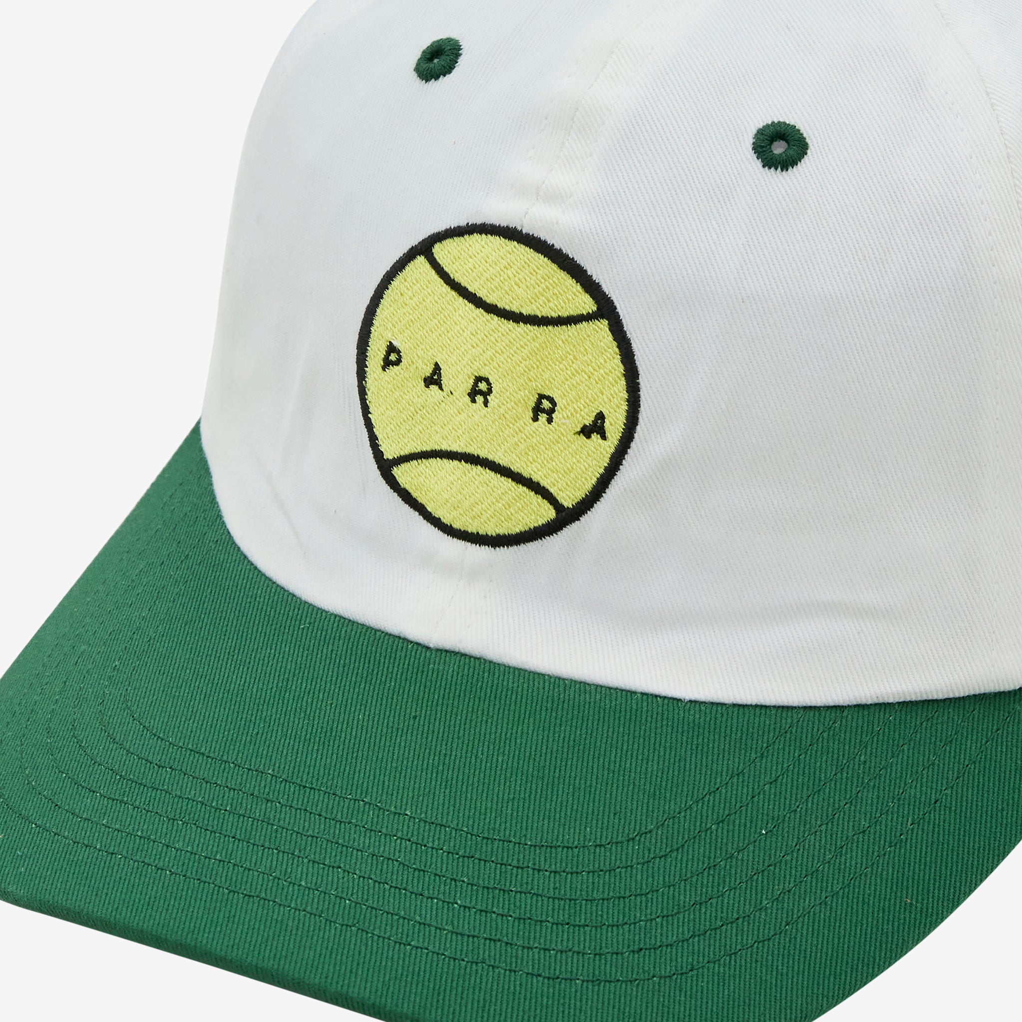 Balled 6 Panel Hat White – Above The Clouds