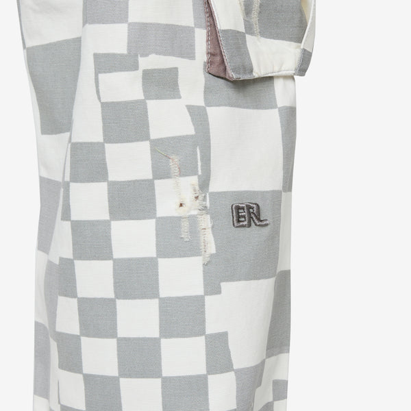 Printed Cargo Pant Checker – Above The Clouds