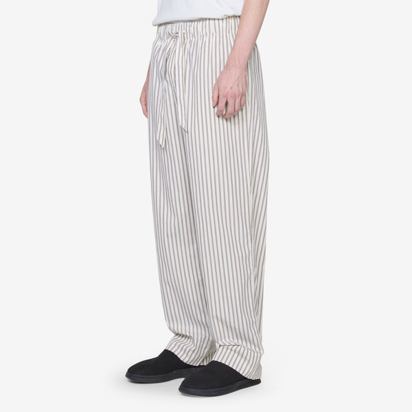 Cotton Poplin Pyjama Pant Hopper Stripes – Above The Clouds