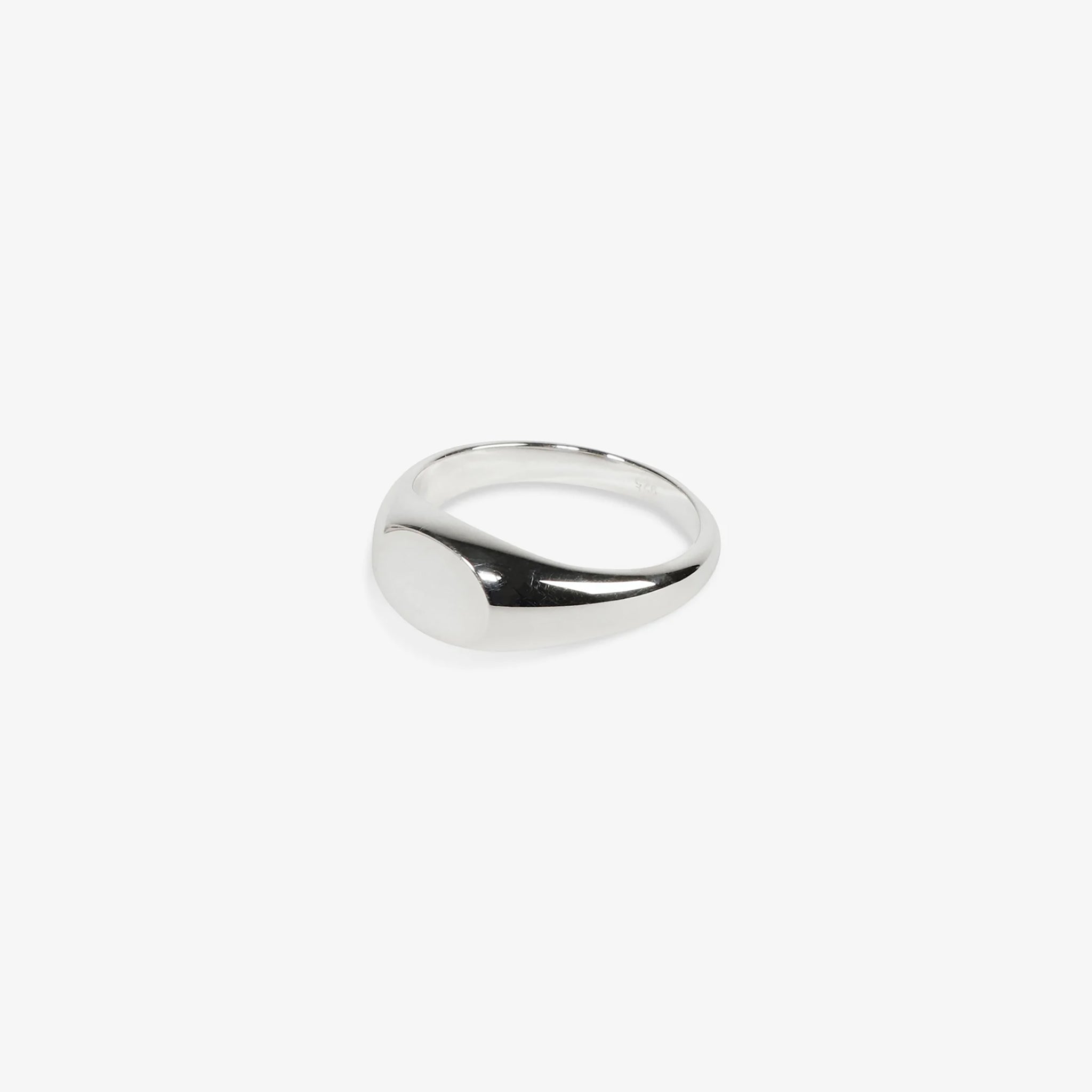 Type 001 Classic Signet Ring Silver – Above The Clouds