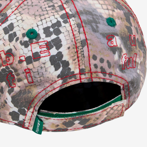 Vapor 6 Panel Hat Snake | Red – Above The Clouds